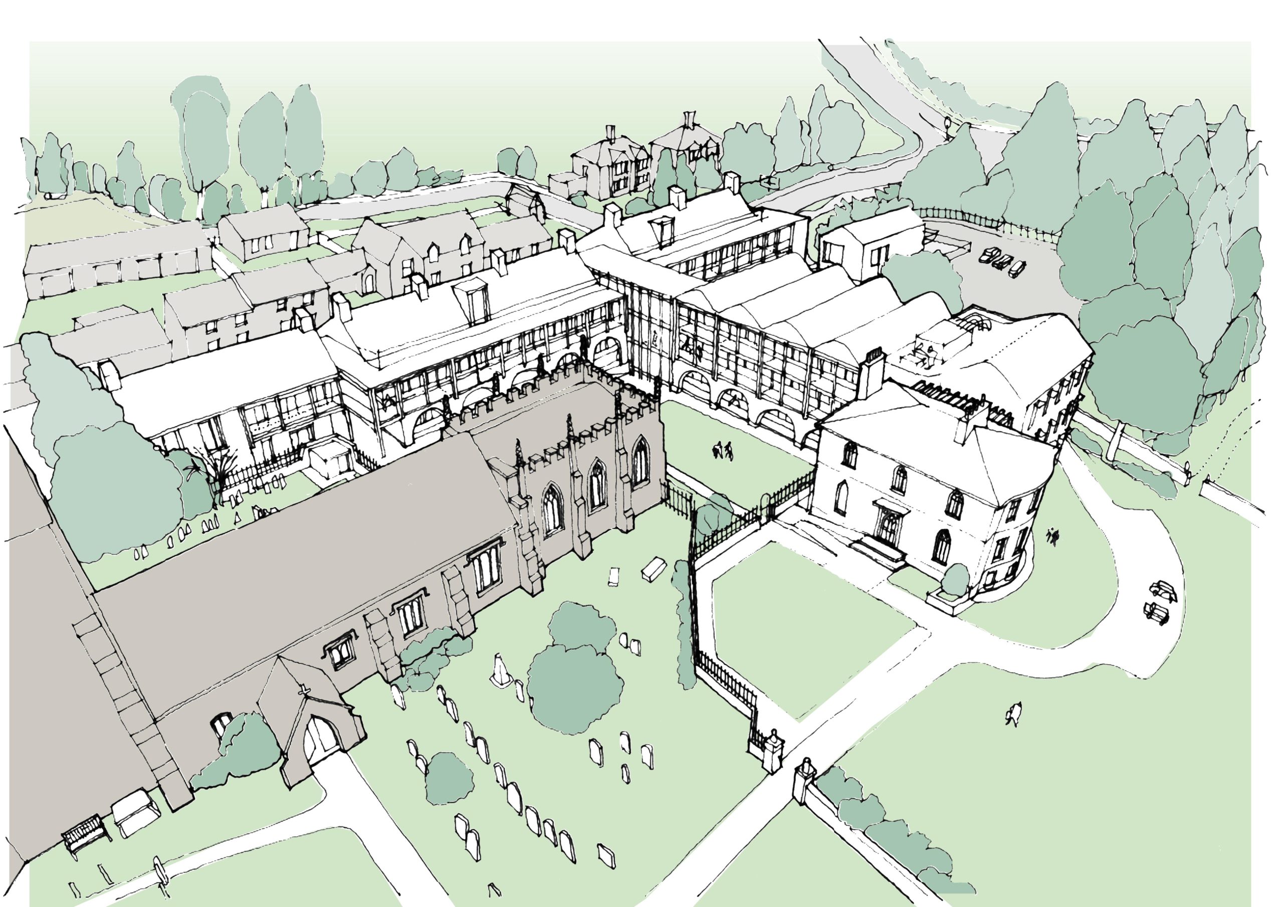 Plans put historic Priory House at the centre of Cardigan Hospital ...